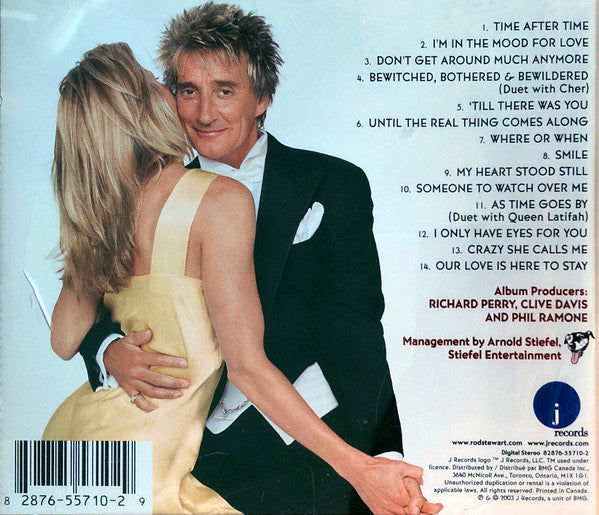 Rod Stewart As Time Goes By The Great American Songbook Vol Ii C Unity Audio Canada 