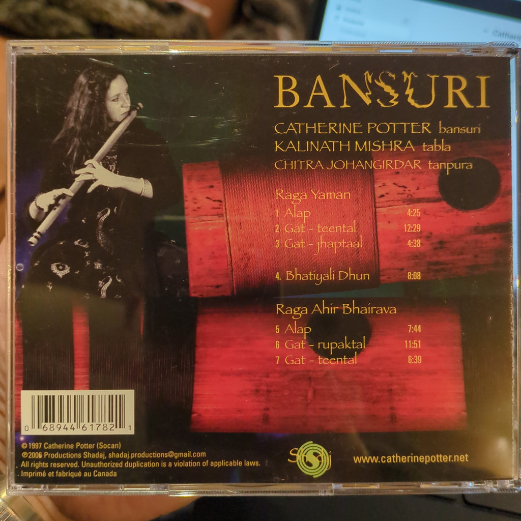 Catherine Potter – Bansuri (CD) – Unity Audio Canada