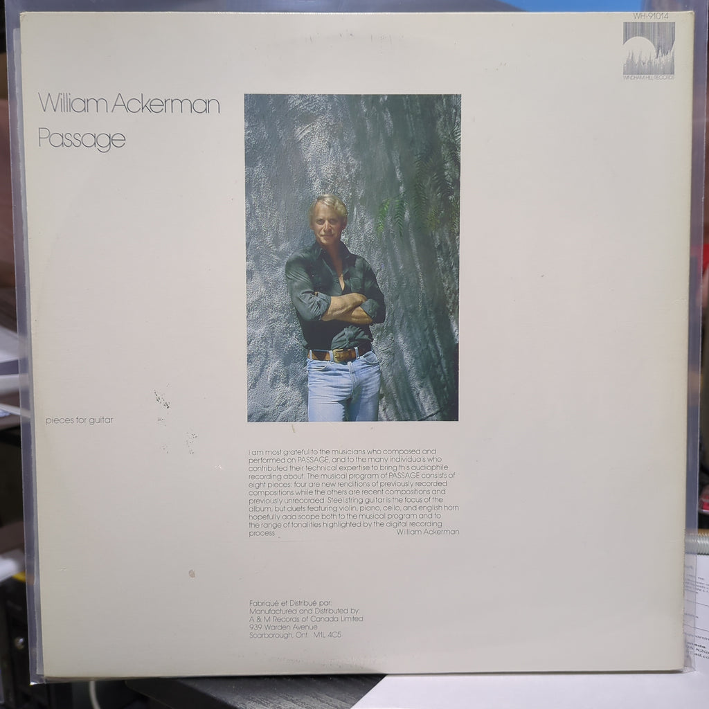 William Ackerman – Passage vinyl LP – Unity Audio Canada