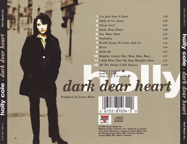 Holly Cole – Dark Dear Heart CD – Unity Audio Canada