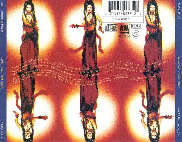 Sarah Brightman – Dive CD – Unity Audio Canada