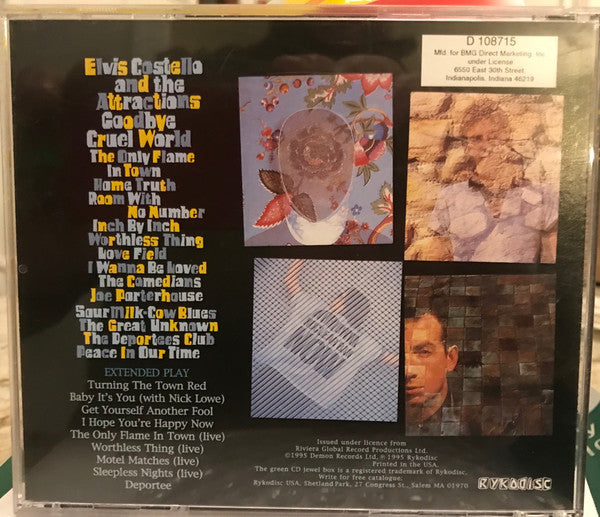 Elvis Costello And The Attractions – Goodbye Cruel World CD – Unity ...