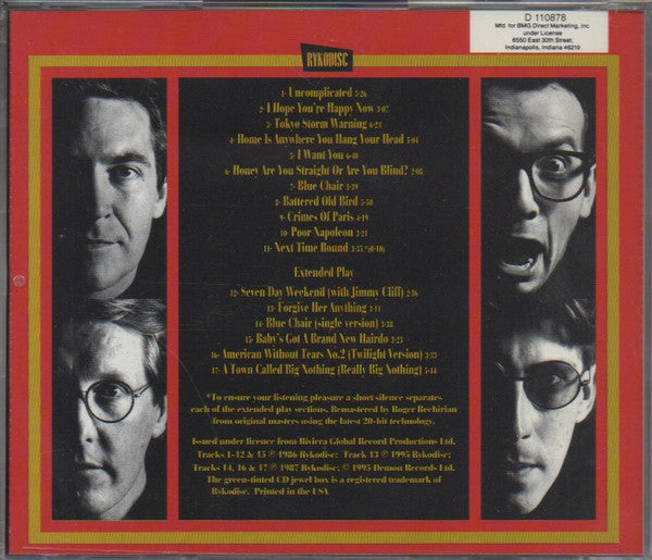 Elvis Costello And The Attractions – Blood & Chocolate CD – Unity Audio ...