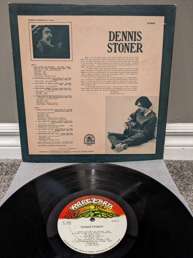 Dennis Stoner – Dennis Stoner vinyl LP (Rare Earth) – Unity Audio Canada
