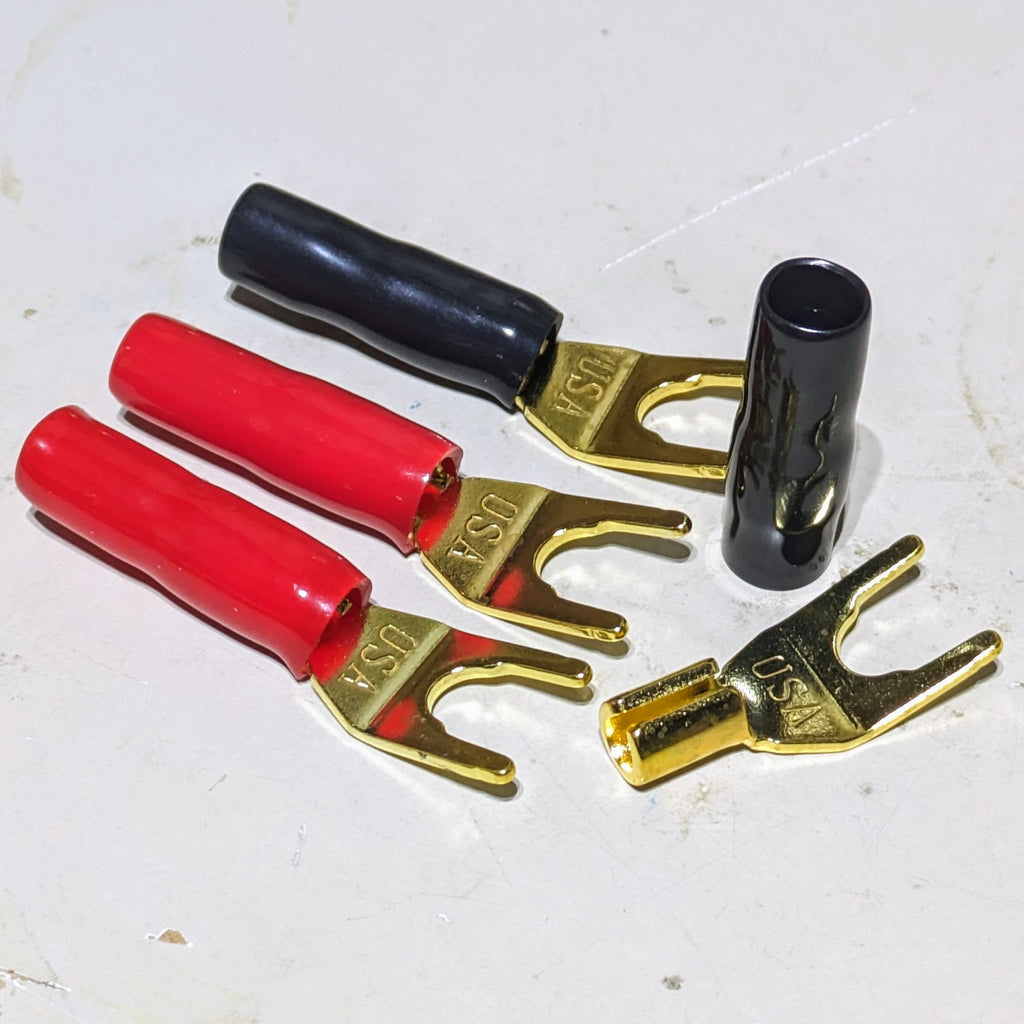 Spade connectors, Set Of 4 – Unity Audio Canada